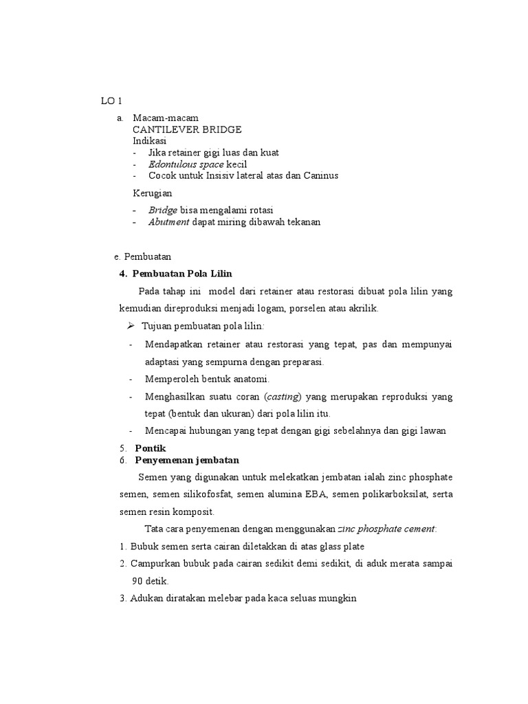 Macam Dan Pembuatan GTJ | PDF