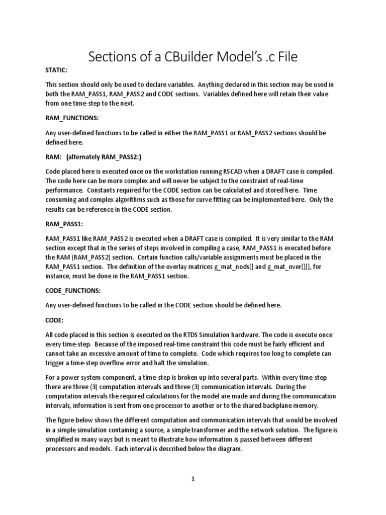 Sections of A CBuilder Model | PDF | Euclidean Vector | Central Processing Unit
