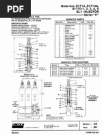 Lincoln SL-V Injector | PDF | Piston | Valve