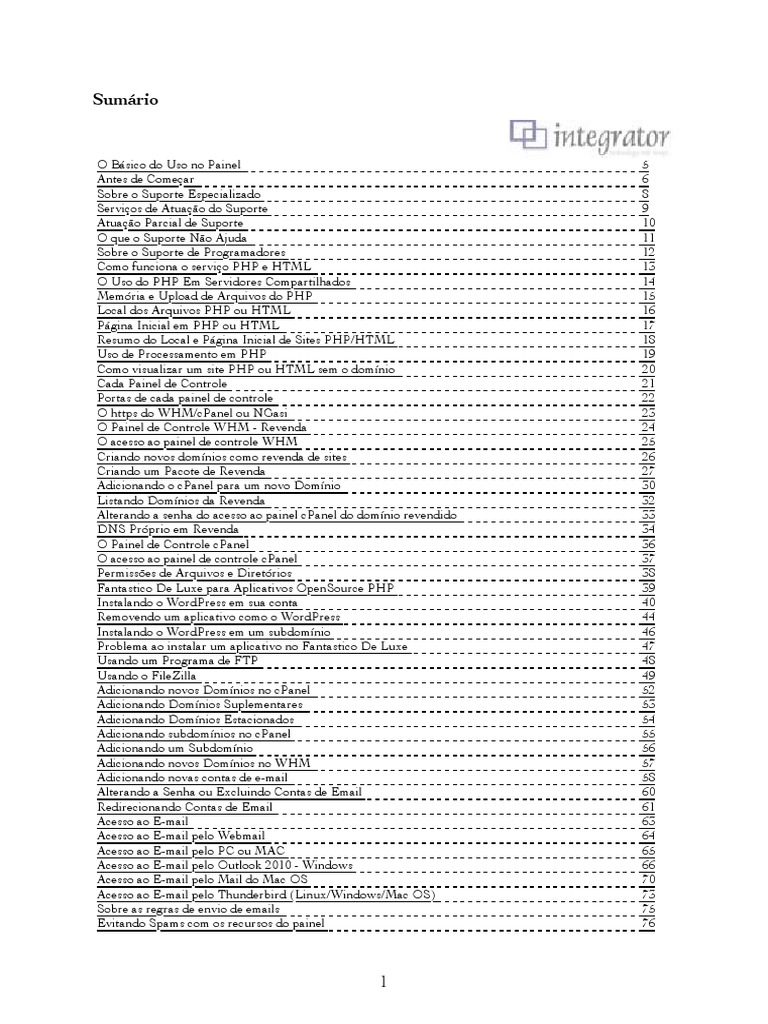 Manual Usuario Integrator | PDF