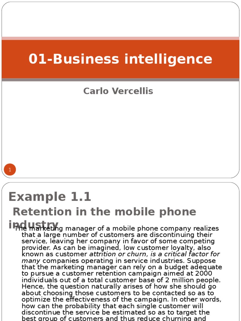 01 Business Intelligence | Download Free PDF | Business Intelligence ...
