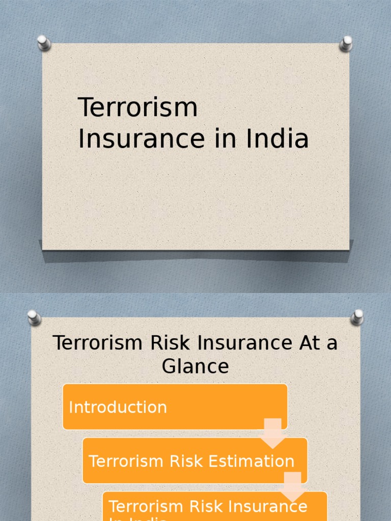 Terrorism Insurance | PDF | Reinsurance | Insurance