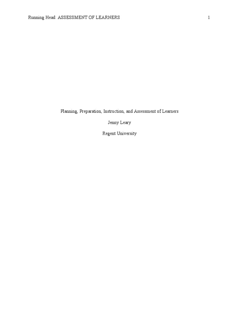 Assessing Learners: Pre and Post Strategies | PDF | Educational ...