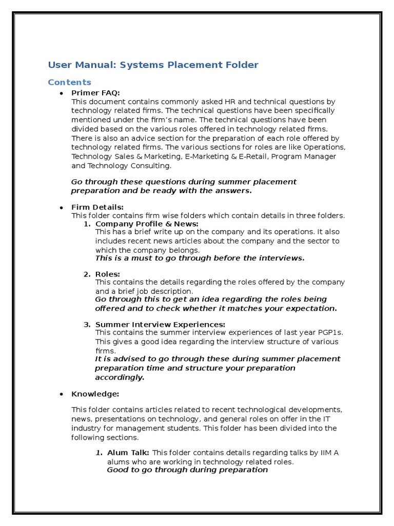 User Manual Systems Placement Guide | PDF | Communication | Computing ...