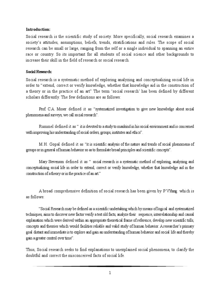 Social Research Assignment | PDF | Hypothesis | Experiment