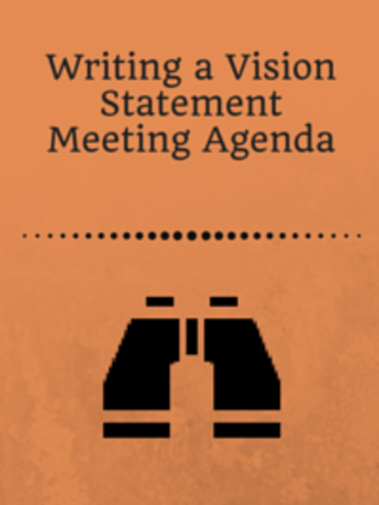 Writing A Vision Statement Meeting Agenda | PDF