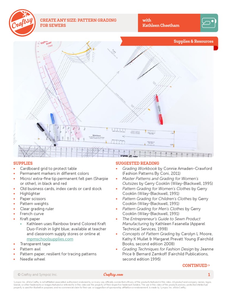 Create Any Size - Pattern Grading For Sewers | PDF | Blouse | Seam (Sewing)