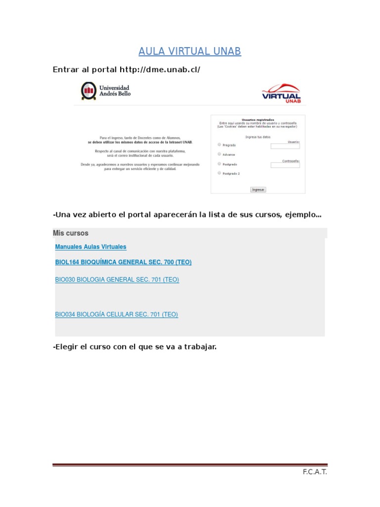 Aula Virtual Unab | PDF