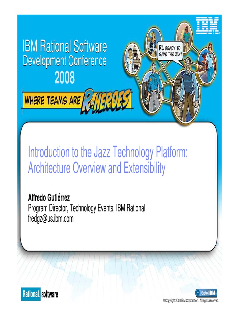1 Introduction To The Jazz Technology Platform Architecture Overview ...