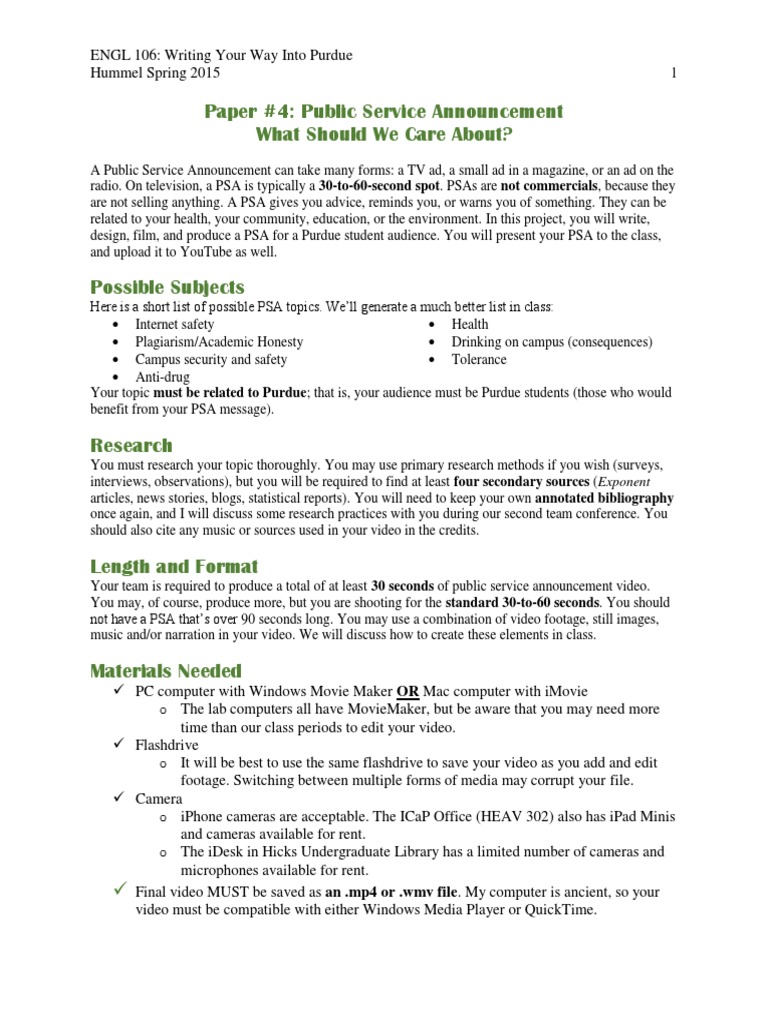 S15 PSA Assignment Packet | PDF | Communication | Computing And ...