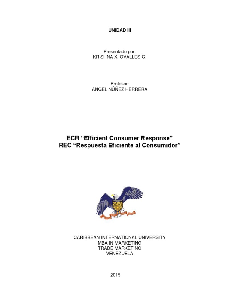 ECR en Farmatodo: Caso de Estudio | PDF | Distribución (comercial ...