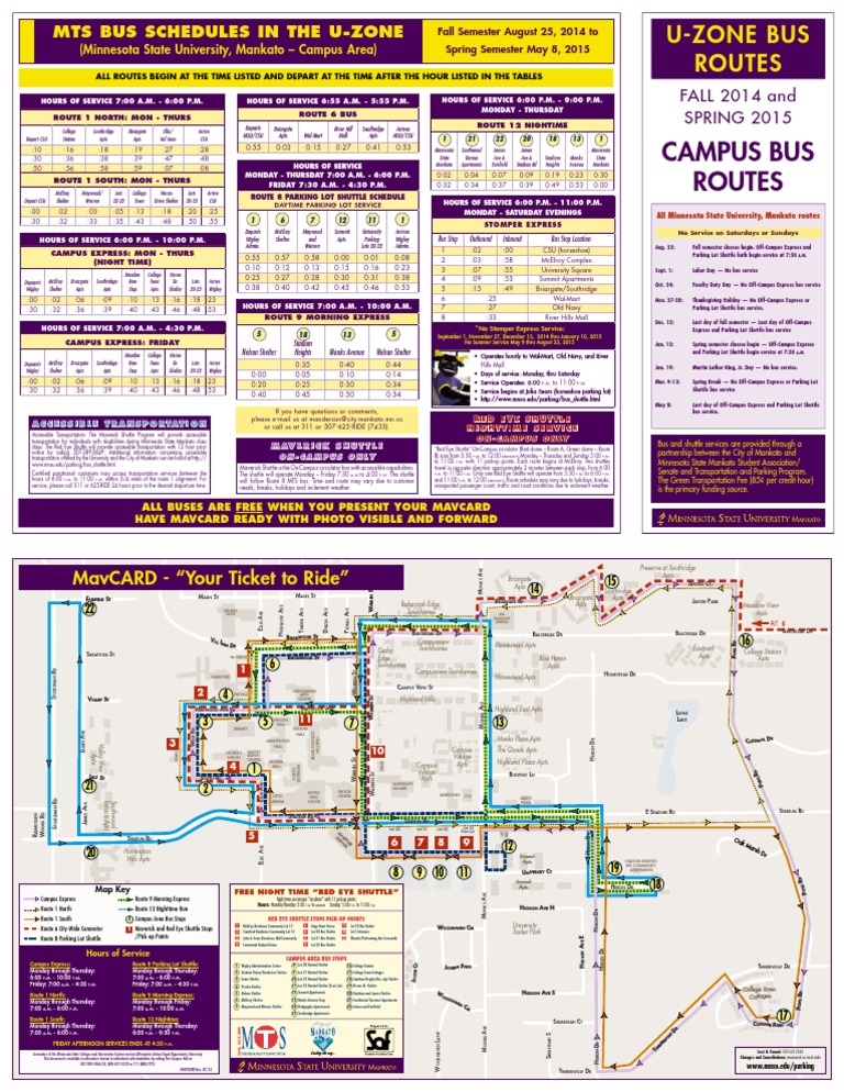 Campus Bus Routes | PDF | Road Transport | Public Transport