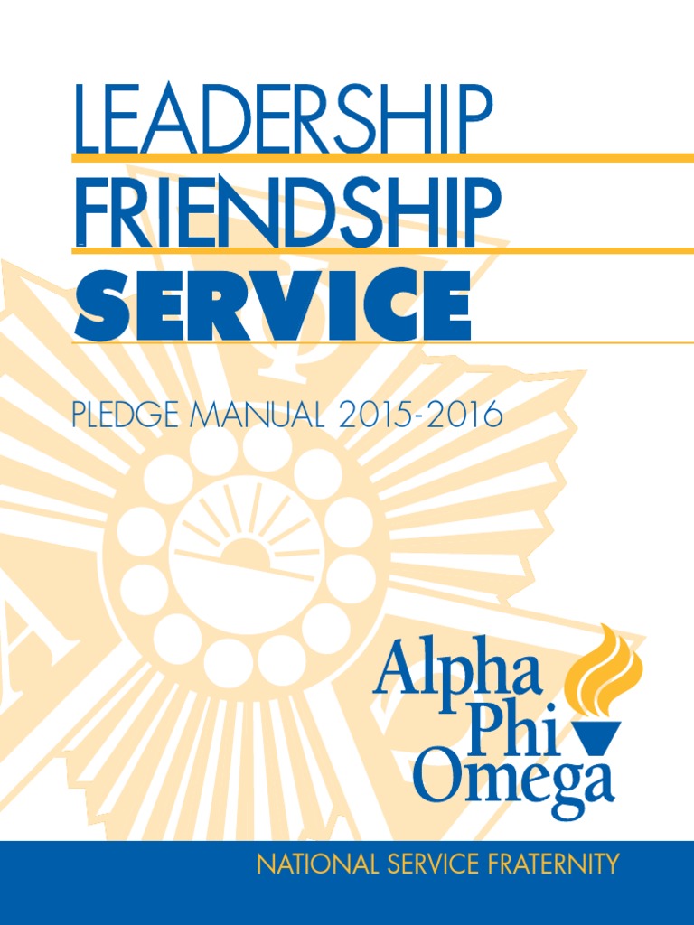 Pledge Manual | PDF | Fraternities And Sororities | Scouting