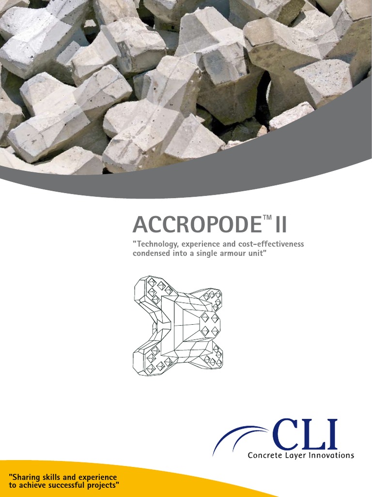 ACCROPODE™ II - Brochure | PDF | Concrete | Building Engineering