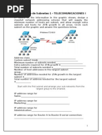 Practical Subnetting Solutions | PDF | Ip Address | Communications Protocols