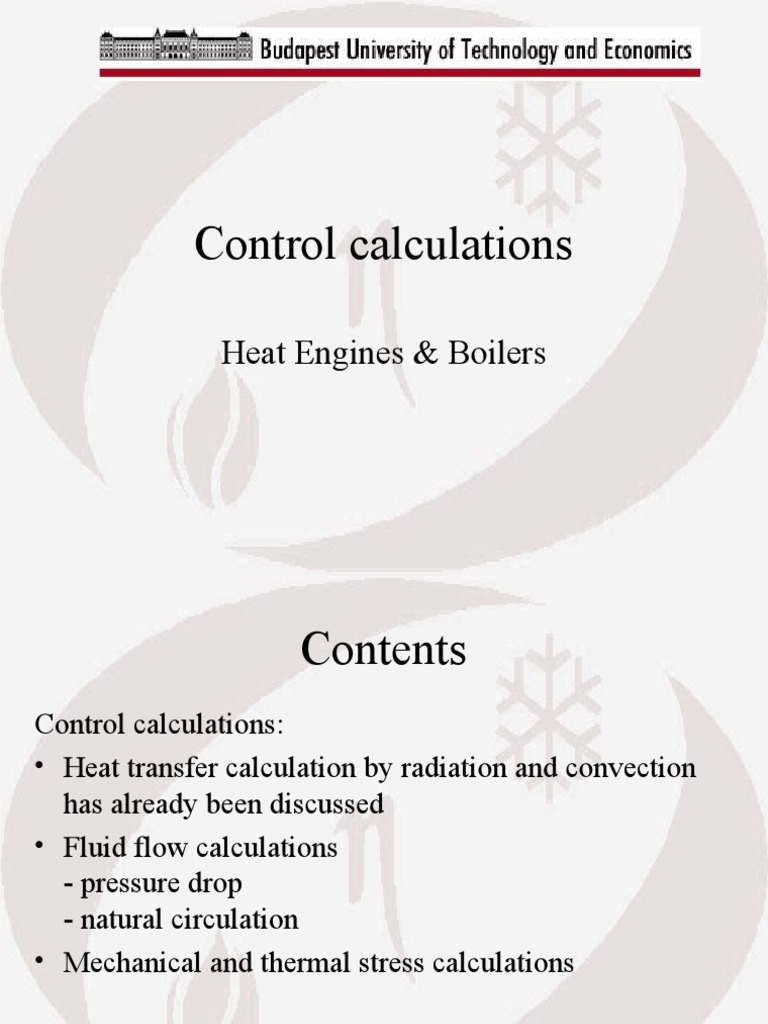Circulation Control Calculation | PDF | Boiler | Heat Transfer