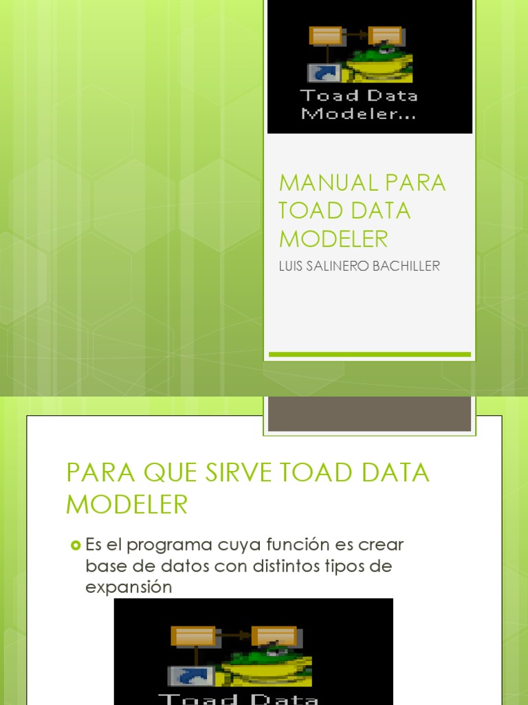 Manual para Toad Data Modeler | PDF | Negocios | Informática