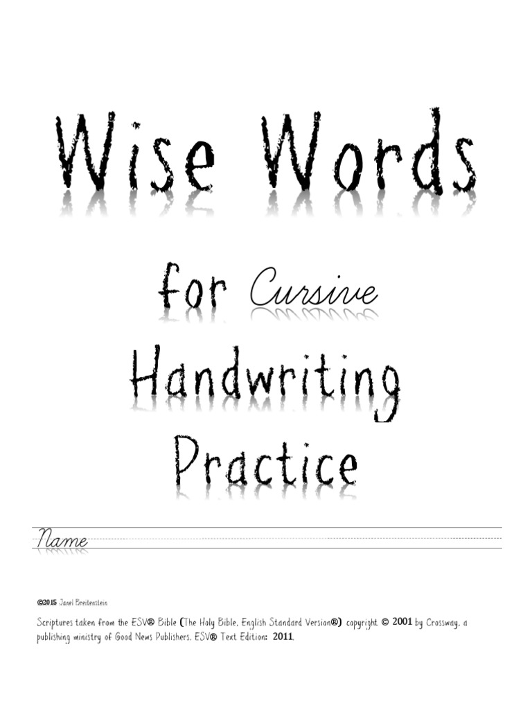 Wise Words for Cursive Handwriting Practice | C. S. Lewis | Epistle To ...