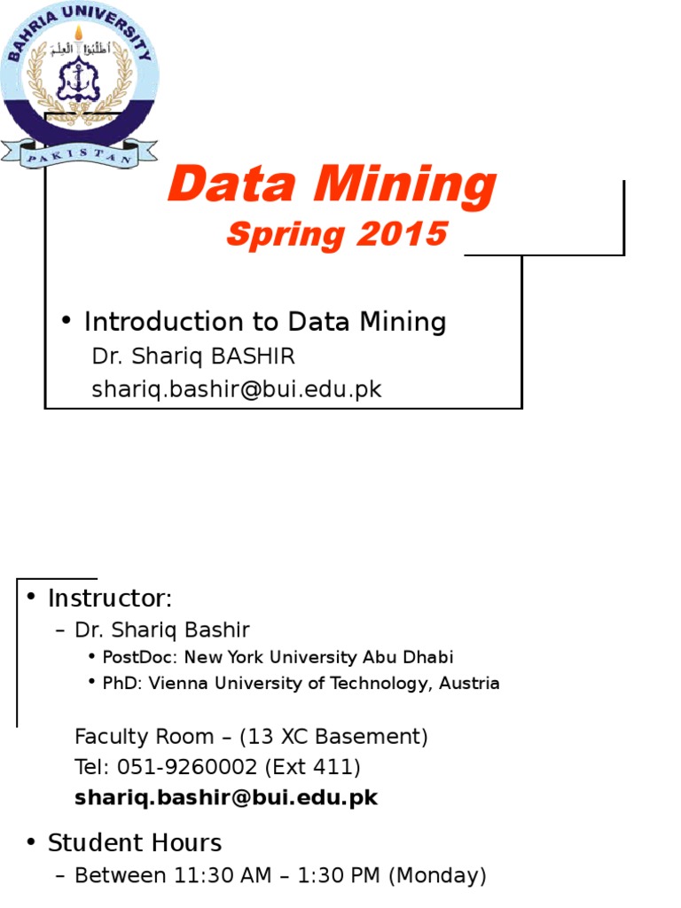 Introduction To Data Mining | PDF | Data Mining | Information Retrieval
