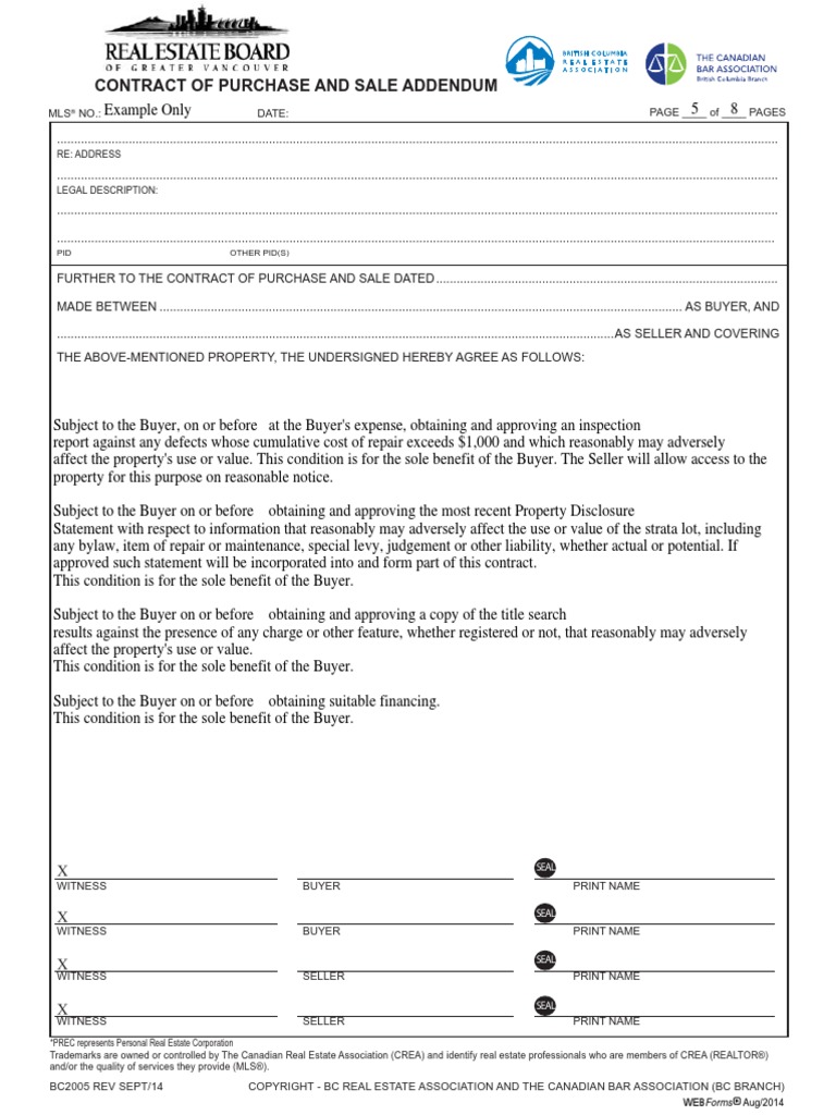 Contract Addendum Example PDF | PDF | License | Sales