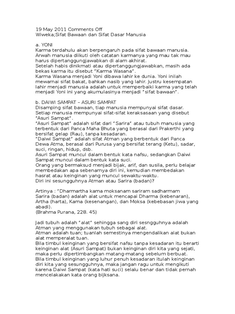 TRIGUNA | PDF | Agama & Spiritualitas