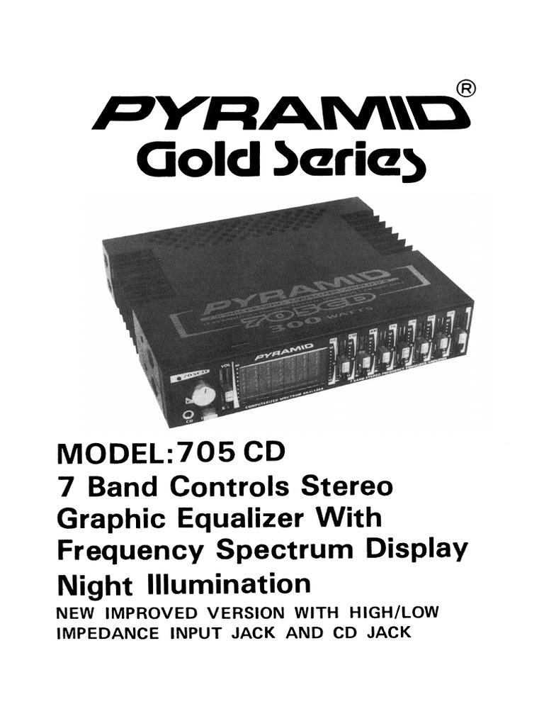 705CD Ecualizador Pyramid | PDF