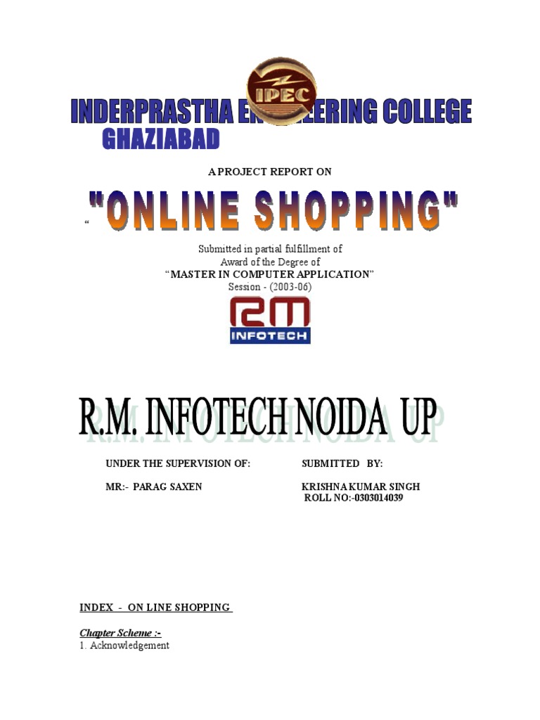 OnLine Shopping Project | Download Free PDF | Databases | Java ...