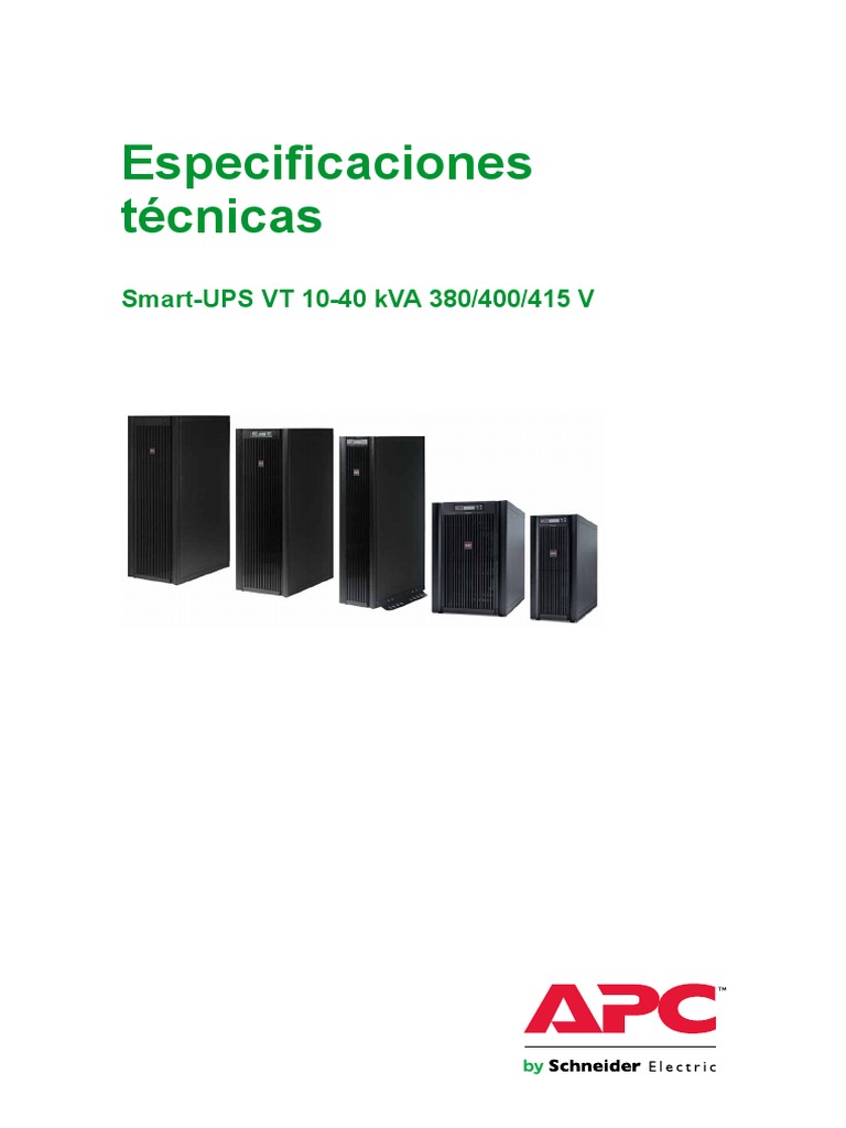 Ups Apc | PDF | Batería (electricidad) | Software libre