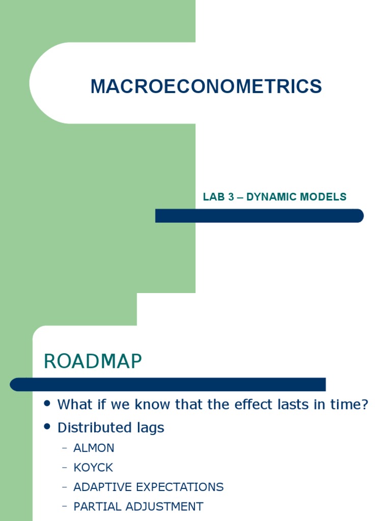 Macroeconometrics: Lab 3 - Dynamic Models | PDF | Statistical Theory ...