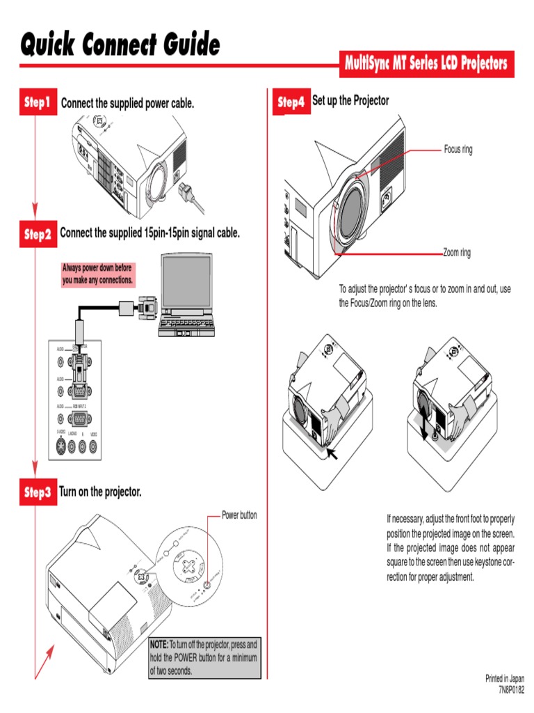 NEC mt1055 QG e | PDF | Media Technology | Consumer Electronics