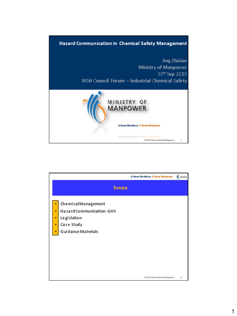 Hazard Management MOM | PDF | Dangerous Goods | Prevention