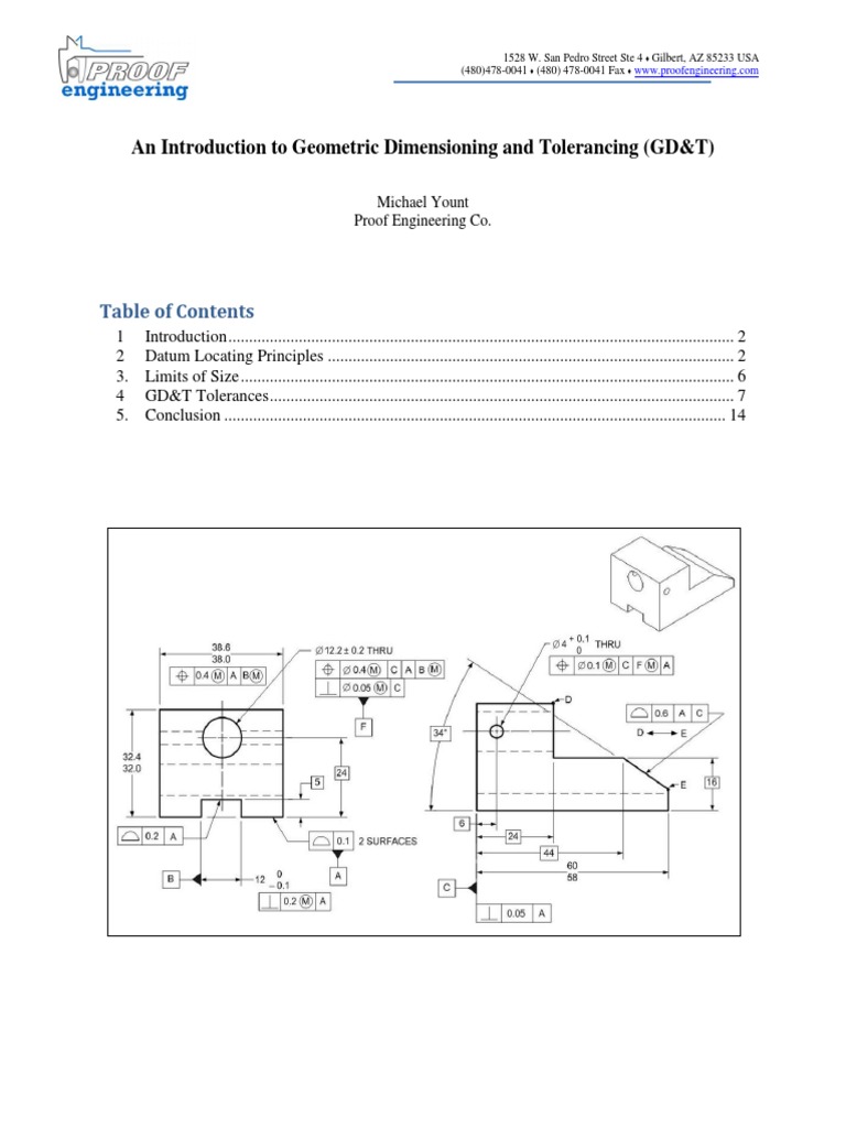 Geometric Dimensioning And Tolerancing Pdf