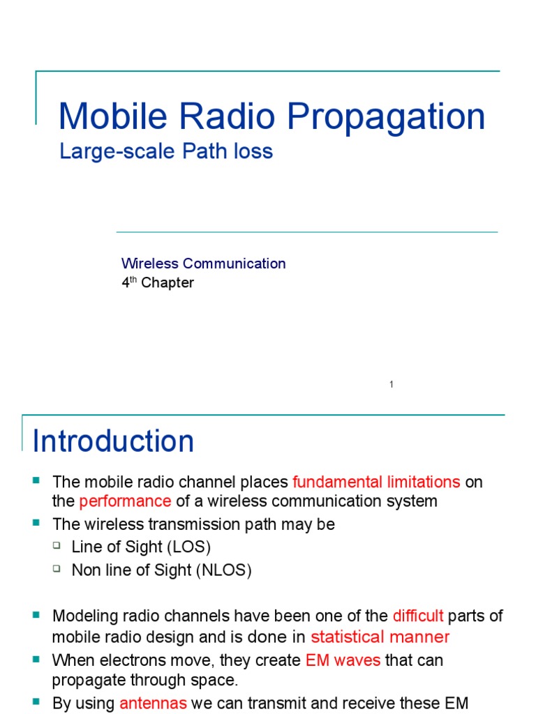 Wireless Propagation Insights | PDF | Radio | Telecommunications