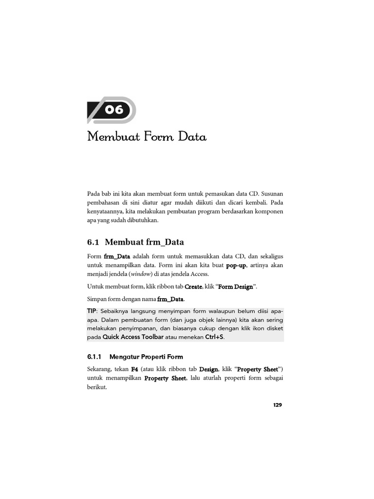 Membuat Sendiri Aplikasi Database SQL Server Dengan MS Access | PDF