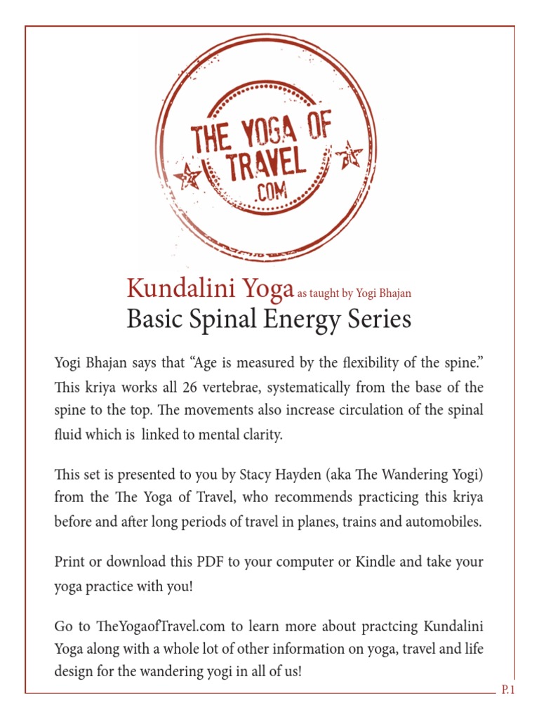 Basic Spinal Energy Series | Kundalini Yoga | Kundalini