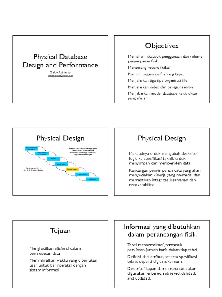 06 Physical Database Design | PDF