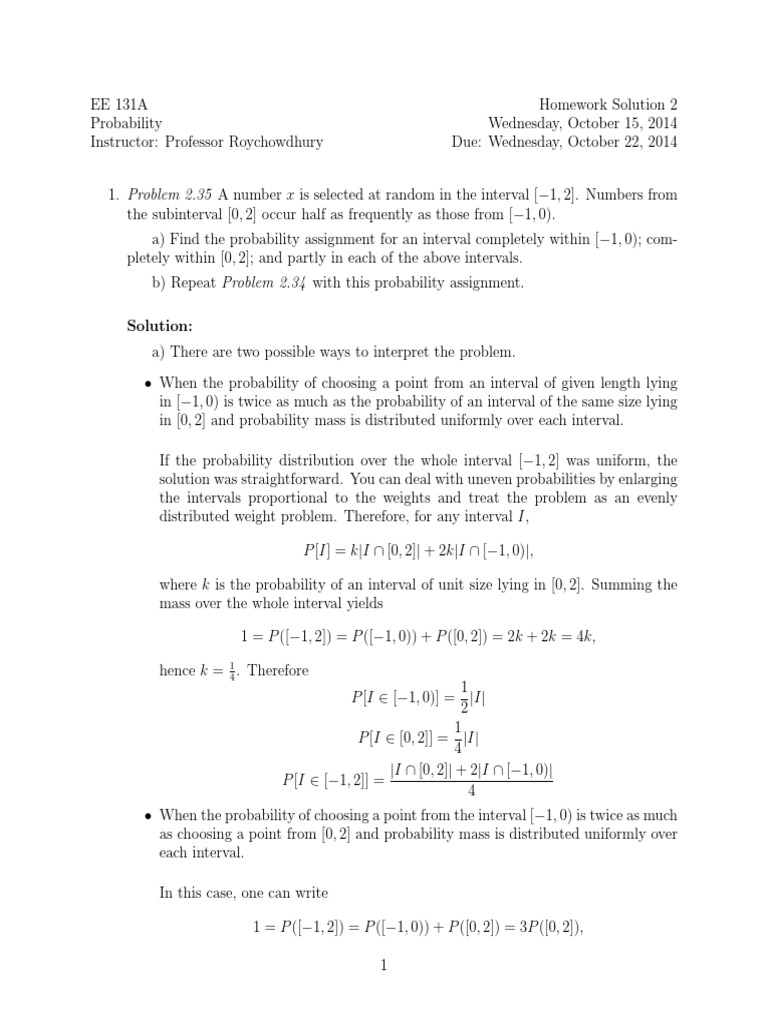 hw2 Sol | PDF | Permutation | Applied Mathematics