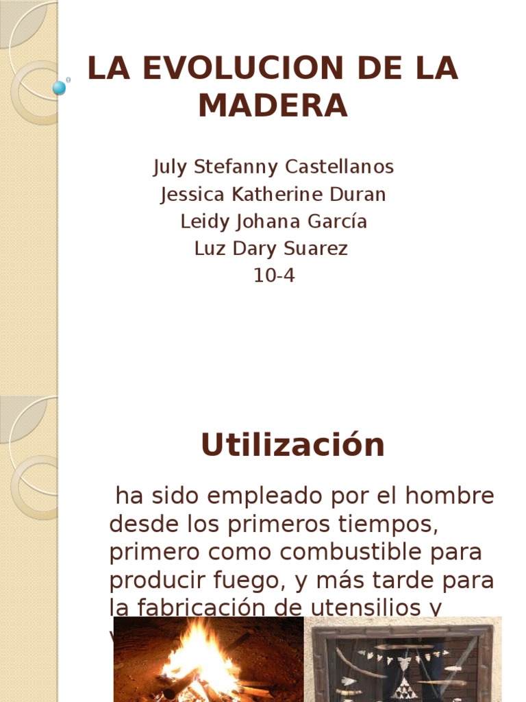 Madera Evolucion | Descargar gratis PDF | Herramientas | Cuchillo