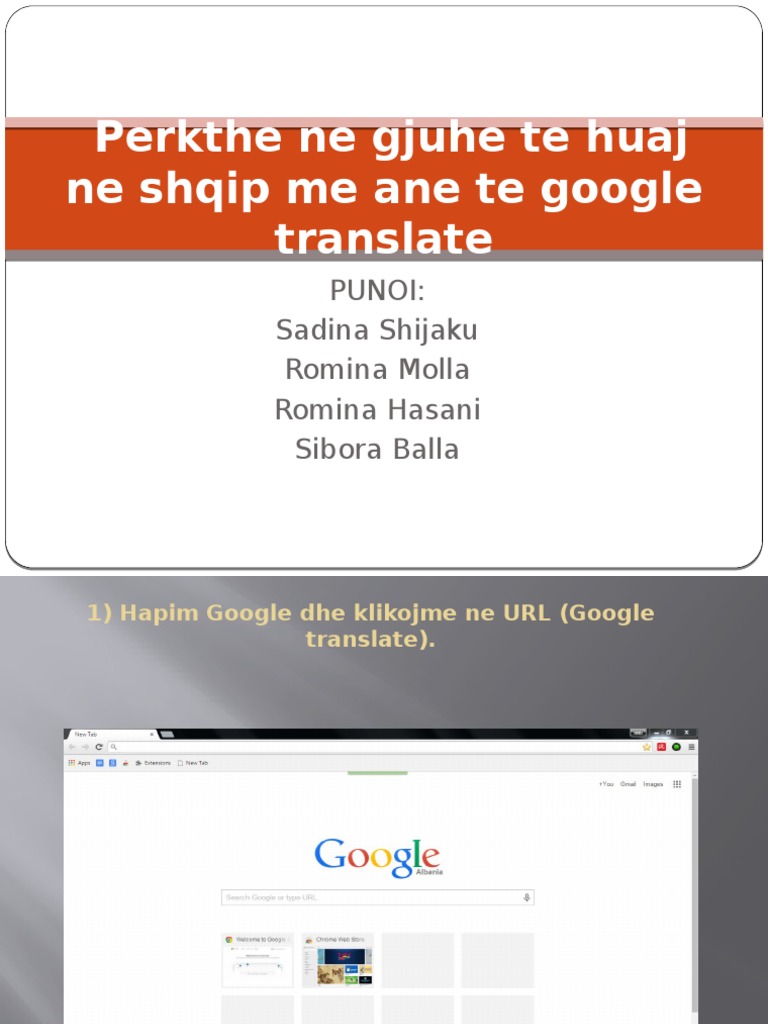 Perkthe Ne Gjuhe Te Huaj Ne Shqip | PDF