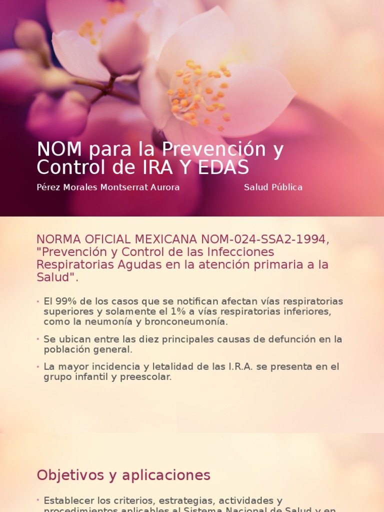Normas de EDAS e IRAS | PDF | Diarrea | Deshidración