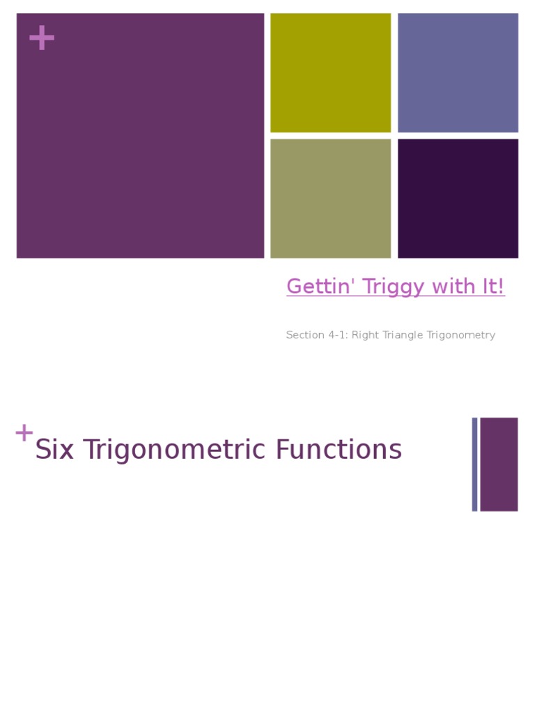 Right Triangle Trigonometry Problems | PDF