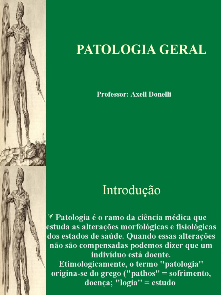 Processos Patologicos | PDF | Patologia | Ciências da Vida