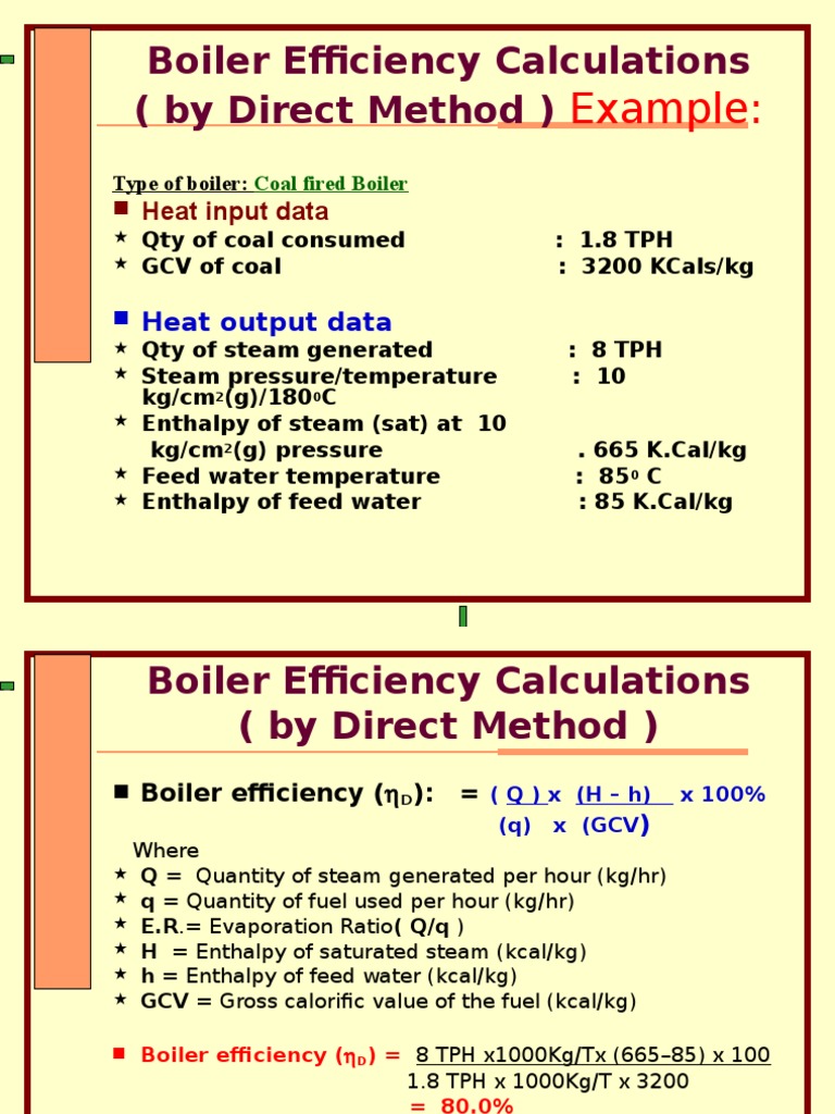 4B. BOILER Efficency-D, ID Oil Fired | PDF | Boiler | Steam