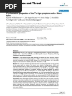 Motion Sensitivity Test | PDF | Vertigo | Clinical Medicine