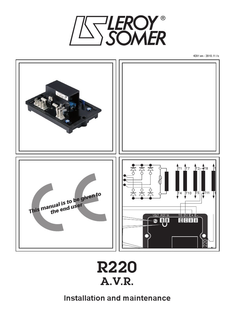 R 220 Avr | PDF | Voltage | Components