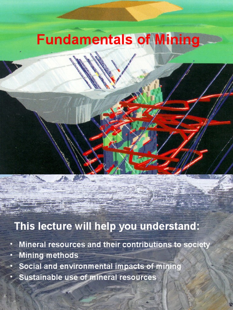 Fundamentals of Mining | PDF | Mining | Metals