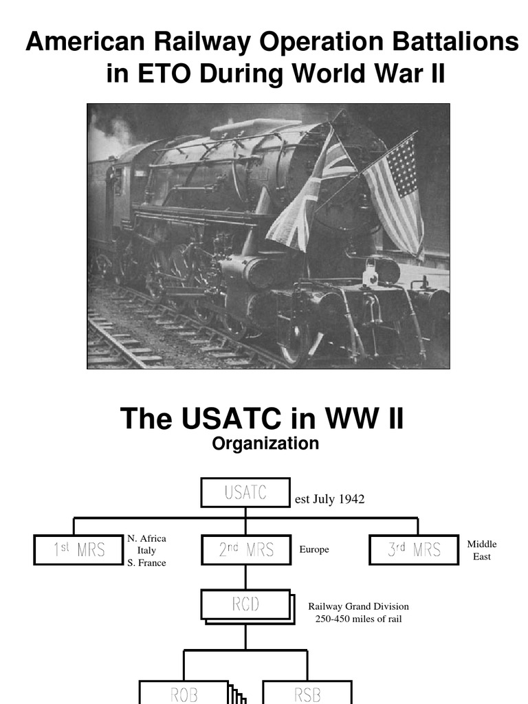 WWII U.S. Army Railway Operations | PDF