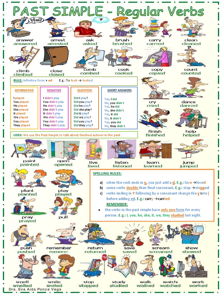 Pasado Simple | PDF | Verb | Grammar