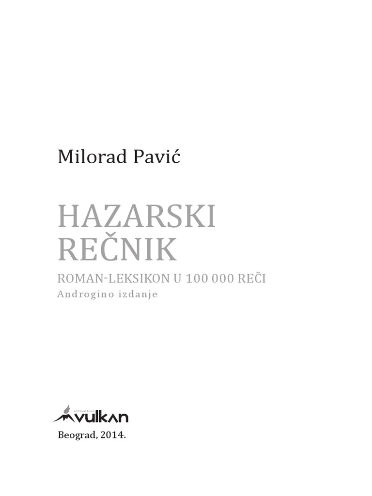 Hazarski Recnik | PDF