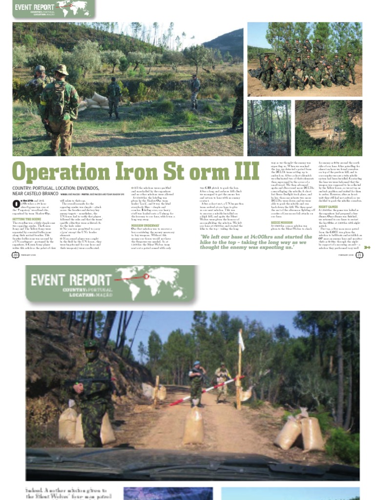 Iop Ron Storm III | PDF | Military | Warfare